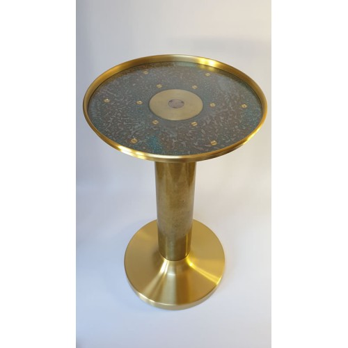 "Land & Sea" Pair Of 1917 WW1 Anti Aircraft Shell Tables - Spin360°